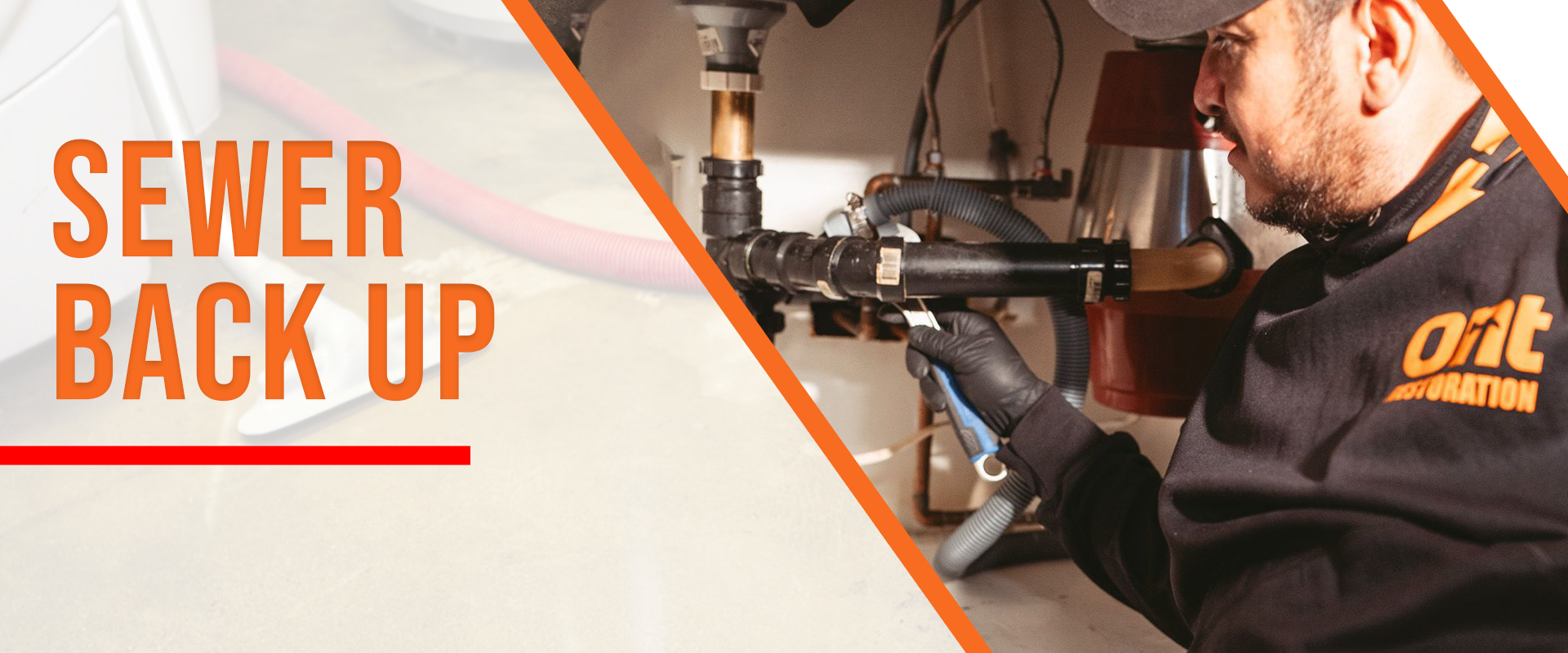 Sewer Backup | Basement Drain Backed up And Clean up